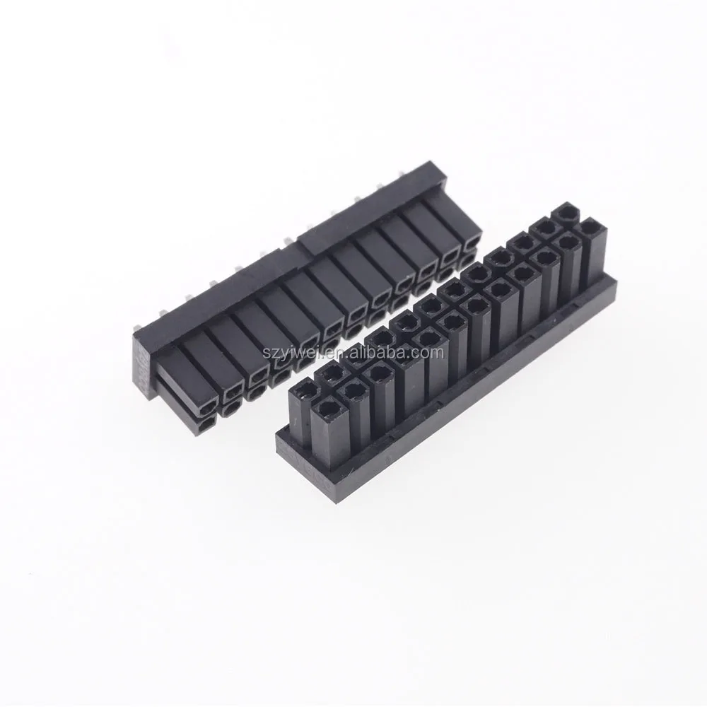 4.20 Mm ATX 24 Pin PCB Receptacle - Mainboard Power Connector