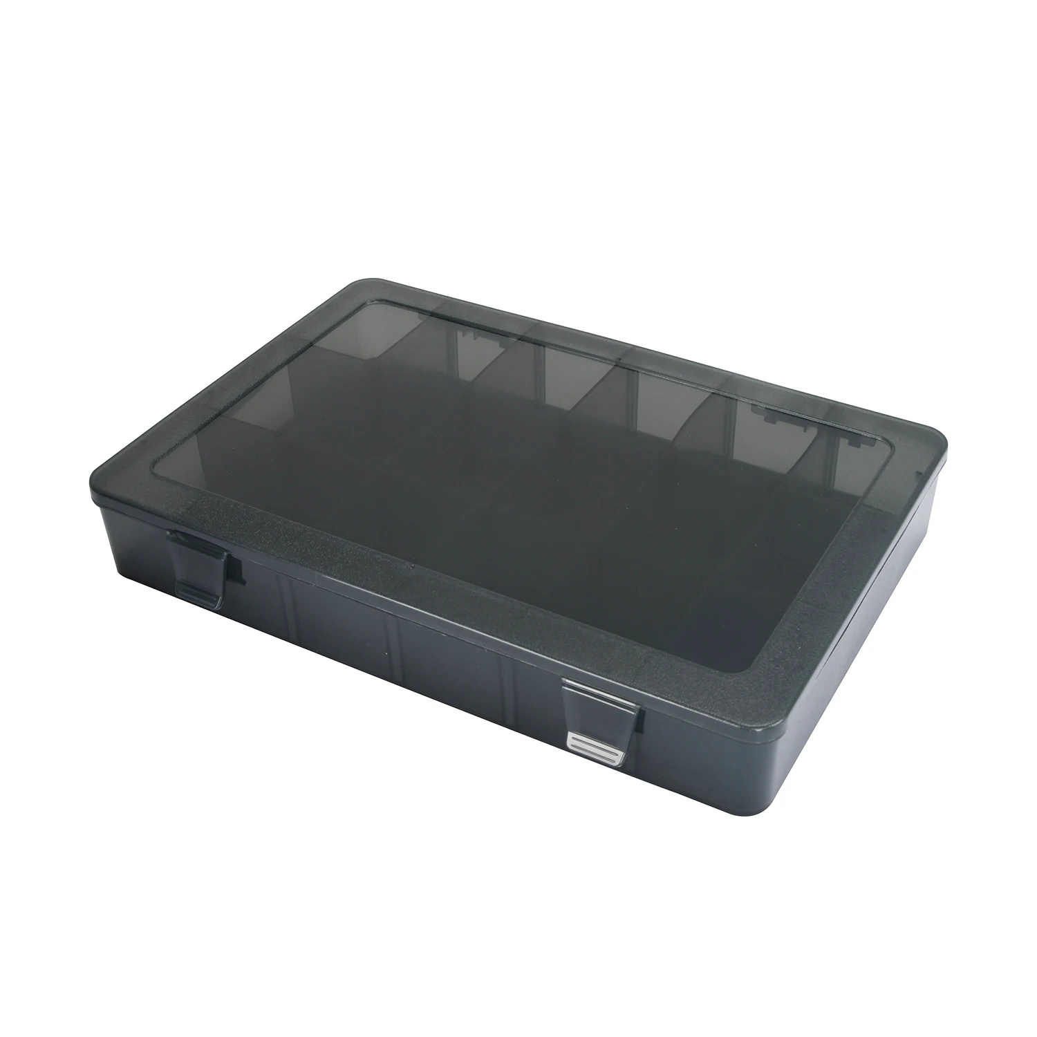 Vertak Mini Transparent Grid Packing Box Screw Rectangle 18 Compartment ...