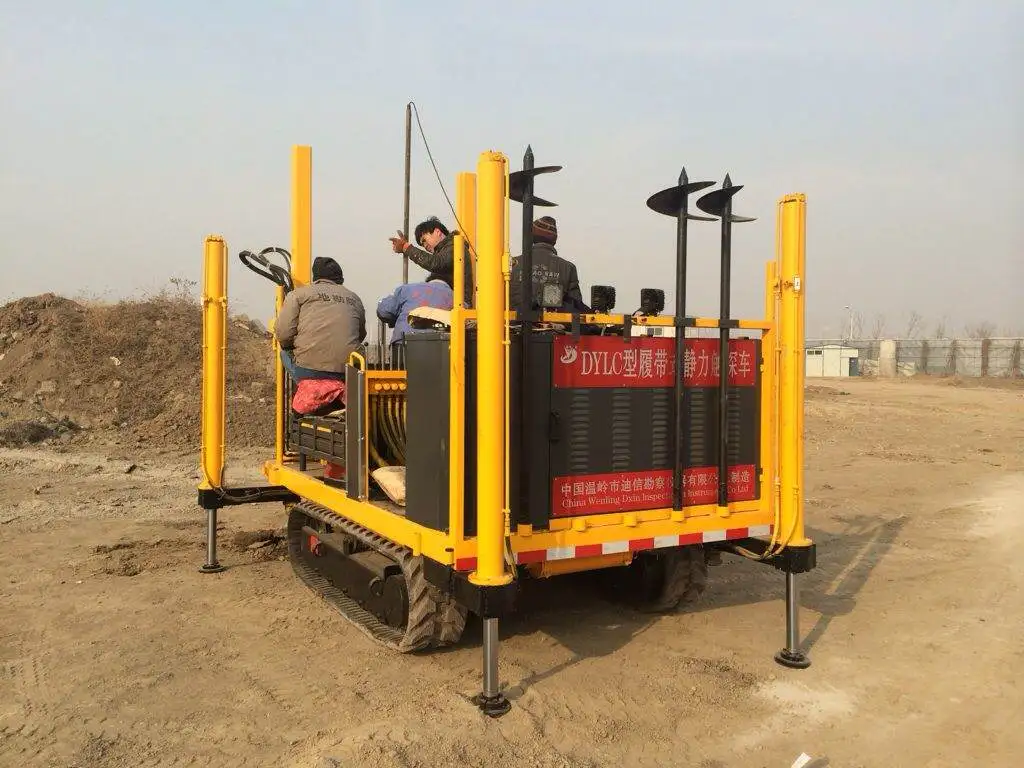 Crawler Type Cpt Vehicle Cone Penetration Test Truck - Buy Cpt Truck ...