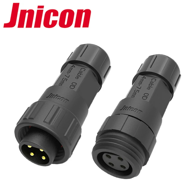 Jnicon Outdoor Products Ip68 M16 Waterproof 4 Pin Circular Connector ...