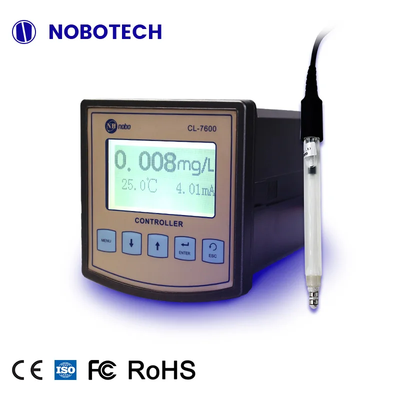Digital Free Chlorine Sensor Cl-7600 Residual Chlorine Meter For Water ...