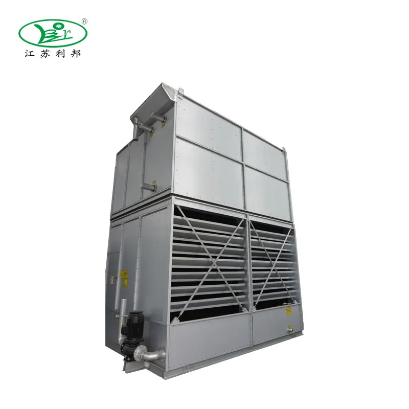 Evaporative Cooled Condenser Axial Flow Fan Coil Steel Tube For ...