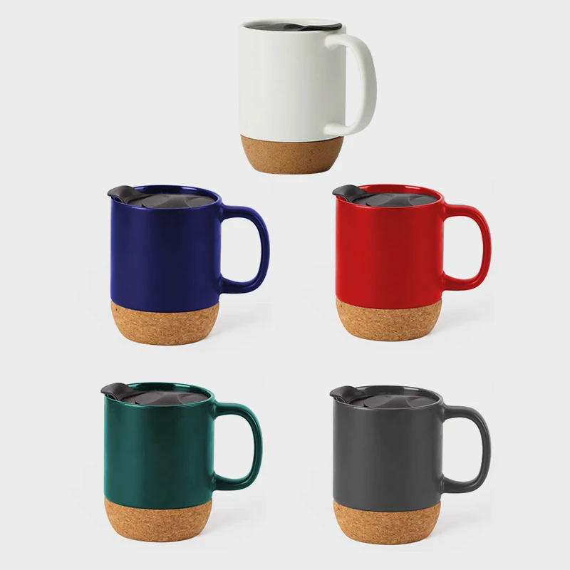 Custom Logo Ceramic Mugs with Spill Proof Lid - Perfect Gifts