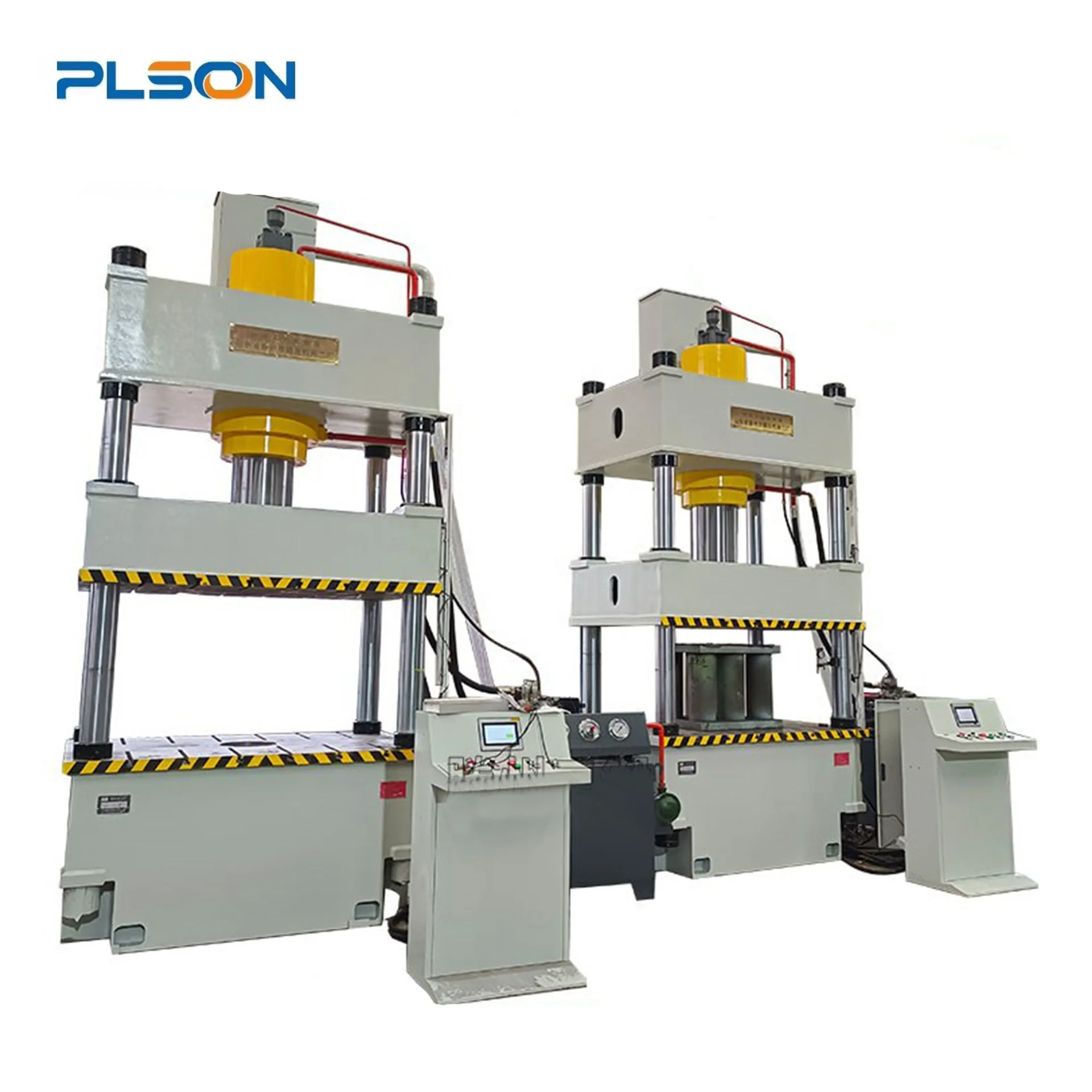 Four-column Two-beam Hydraulic Press 160T PLC-controlled High-Accuracy ...