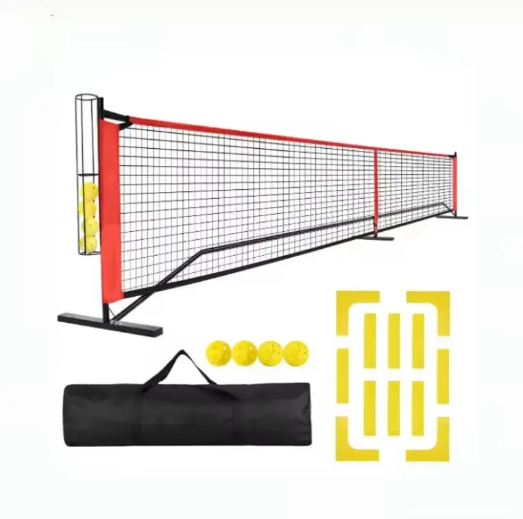 Factory Portable Pickleball Net System With Wheels, Pickleball Net on ...