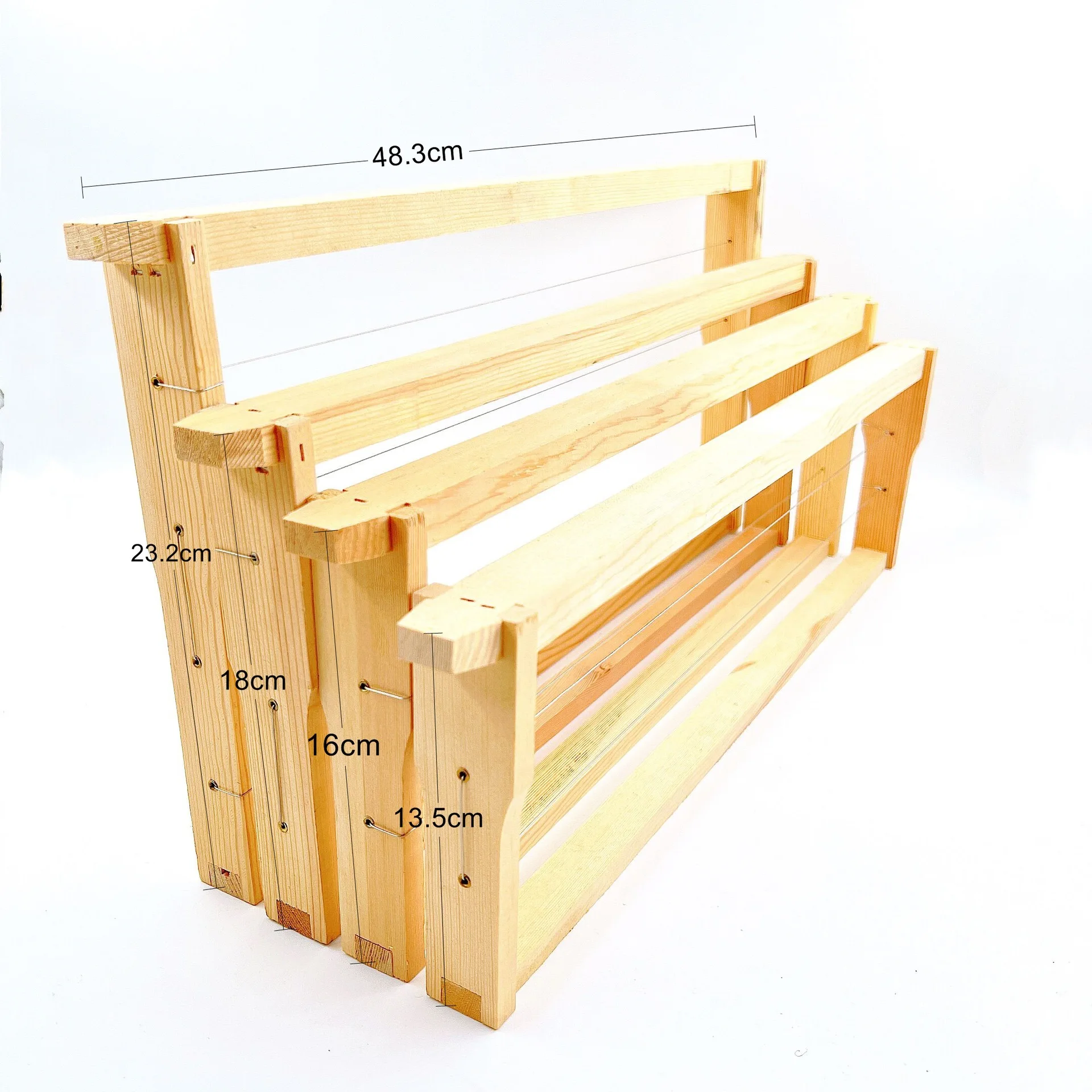 High Quality Pine Wood Beehive Frames for Langstroth 10 Frame