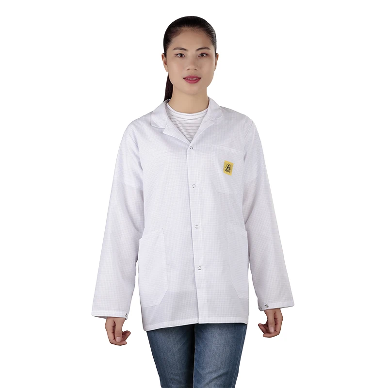 Lab Coats Antistatic Garment Static Dissipative Esd Smock - Buy Static ...