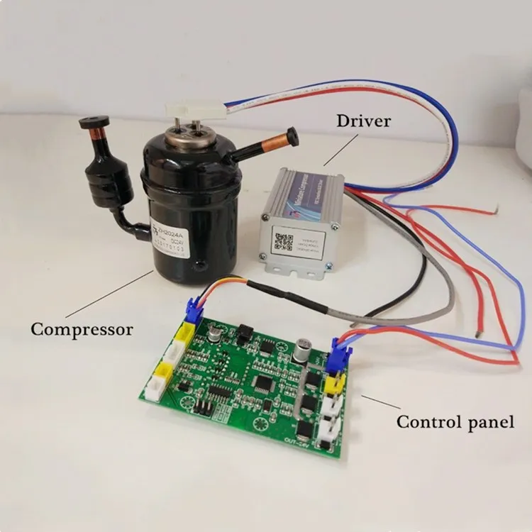 Iso Certificate Mini 12v 24v 48v Dc Micro Compressor Refrigeration ...