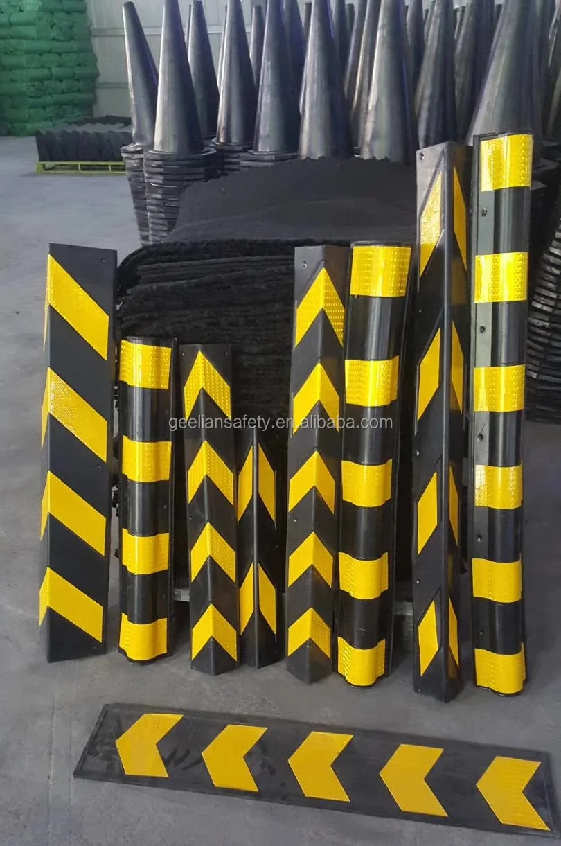 High Quality Rubber Round Corner Column Guard Garage Wall Protection ...