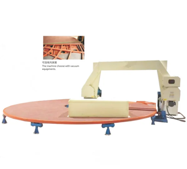 Polyurethane Foam Sponge Carousel Splitting Foam Cutting Machine ...