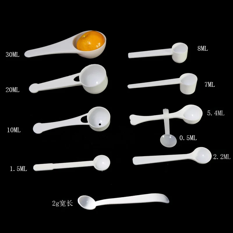 Supplement Powder Measuring Spoon Micro Plastic Dosing Scoop Bpa Free ...