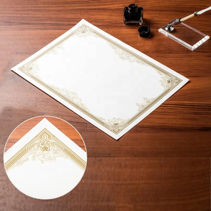 110g Superior 20pcs Degree Certificate Printing Watermark Printing A4 ...