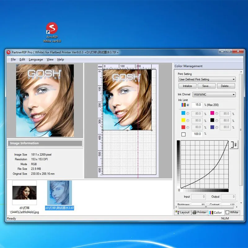 Acrorip-software Dtf Rip 9.0.3 Para Impresoras Epson Inkjet,Llave De ...