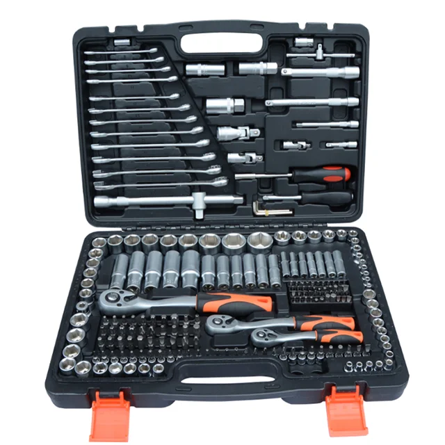 216pcs Professional Socket Set Carbon Steel Material Hand Tools 1/2 3/8 ...