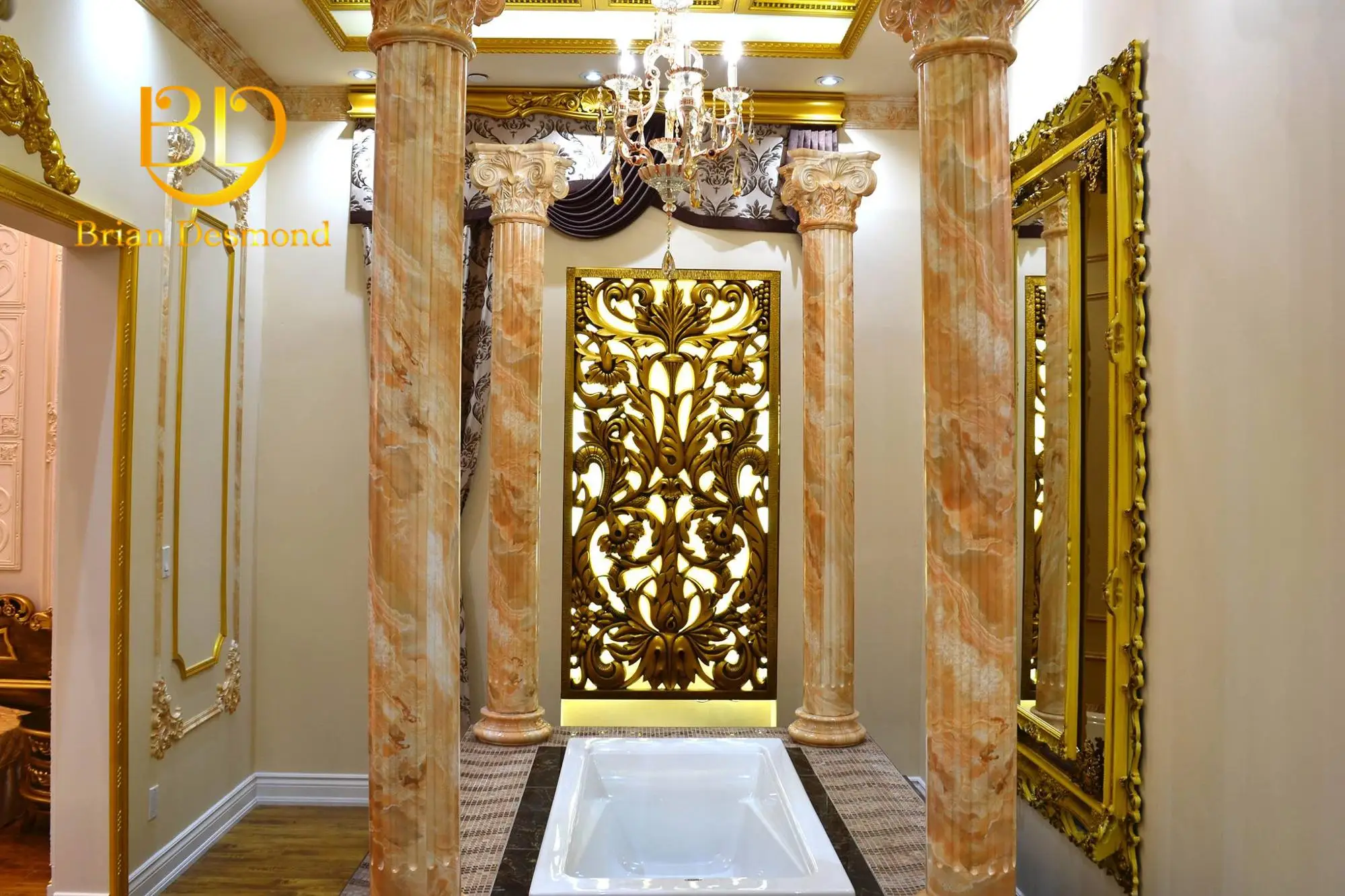 PU Roman Design Artistic Column - Elegant Interior Decor
