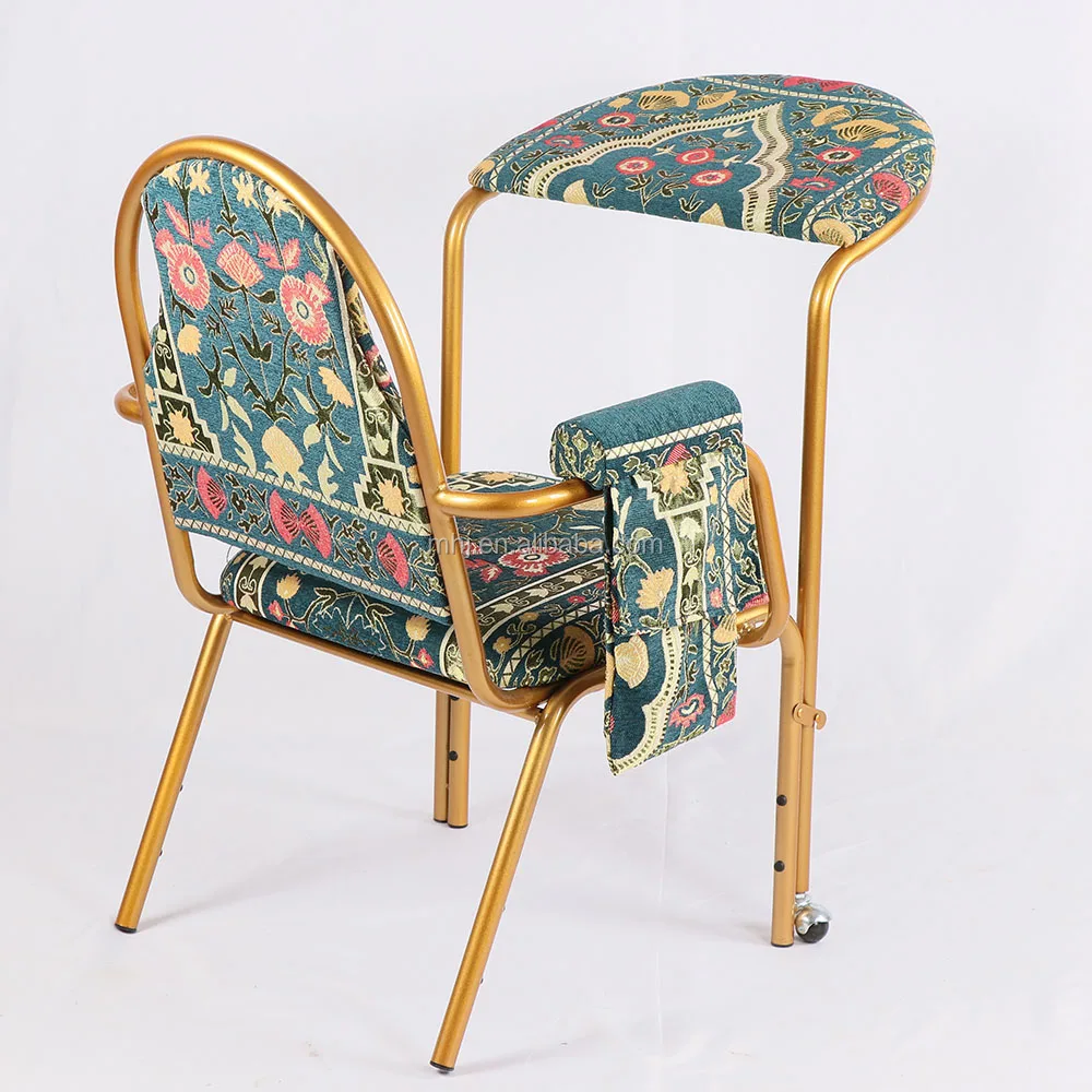 Wholesale Metal Islam Mosque Church Praying Chair Muslim Chair