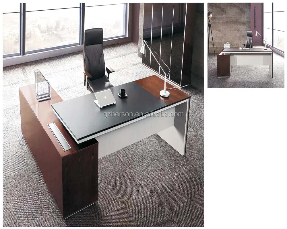 Luxury CEO Boss Executive Desk - Modern Solid Wood Furniture
