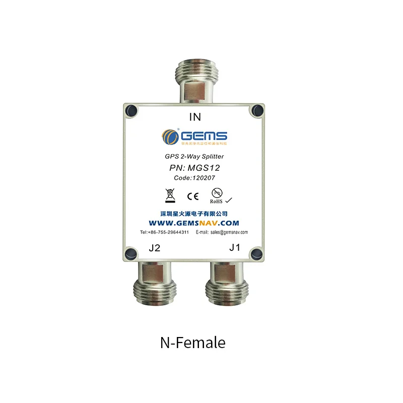 2 Way GPS and GNSS Active Antenna Splitter Mgs12/mgs12i