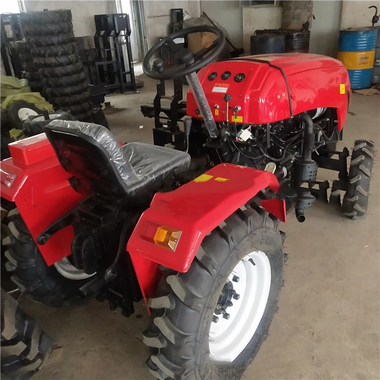 Small Four - Wheel Agriculture Tractor Equipment 4wd 15 Hp Farm Tractor ...