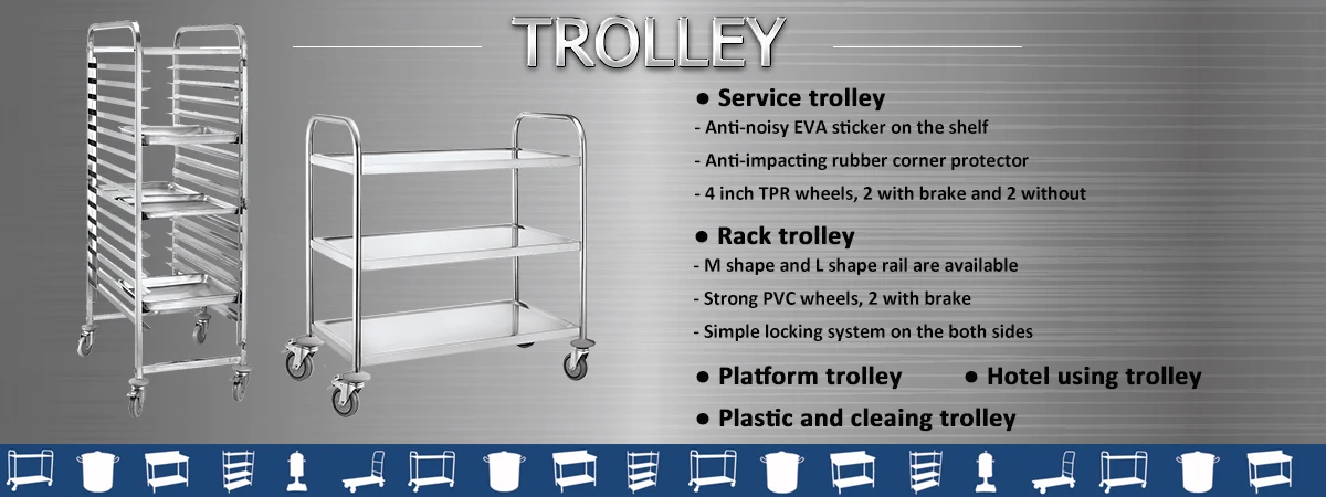 Dirty Dish And Plate Collection Cleaning Trolley For Hotel - Buy ...