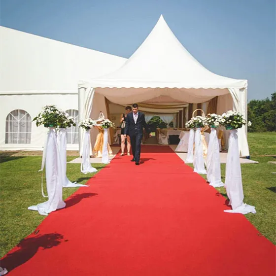Sliverstone Red Carpet Runner - Luxurious Polyester Floor Cover