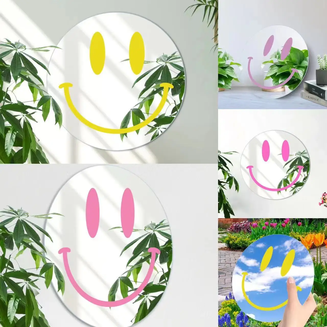 Reflector Art Custom Round Acrylic Mirror Wall Decor Photography ...