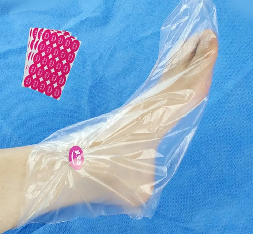 Manufacture Custom Pe Plastic Transparent Foot Cover For Foot ...