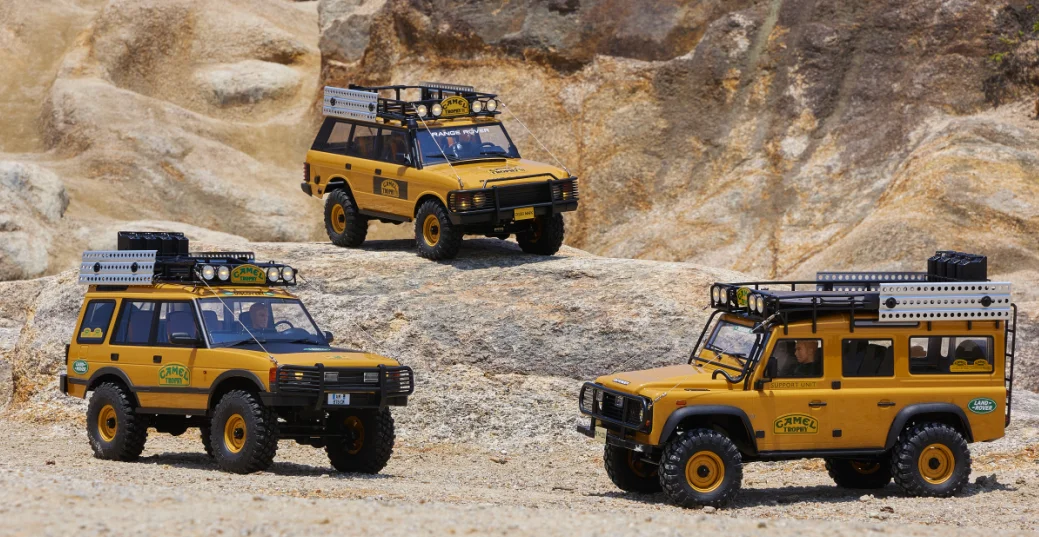 FMS 1/10 Land Rover Defender RS Yellow - Remote Control Car