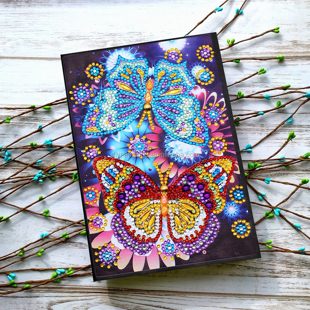 Diamond Painting Kits 5d Diy Diary Notebooks For Students And Children ...