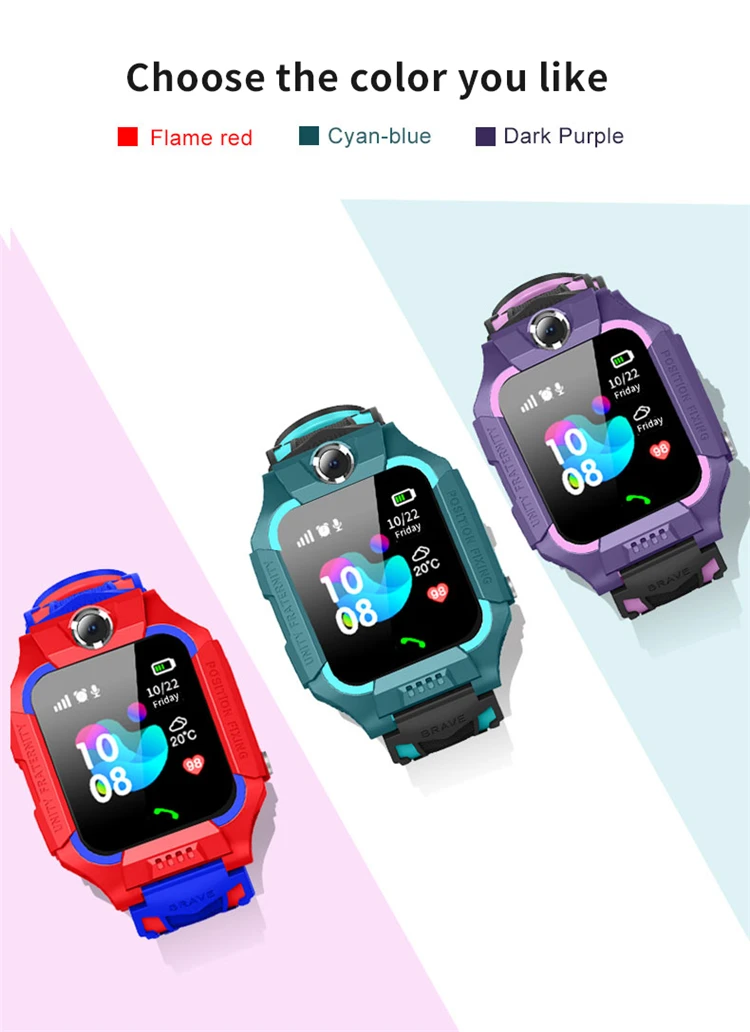 Q19 Kids Smart Watch Z6 - GPS, Two-Way Call, Waterproof