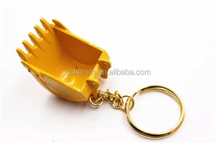 Custom Excavator Keyring 3d Excavator Bucket Keychain For Giveaway ...