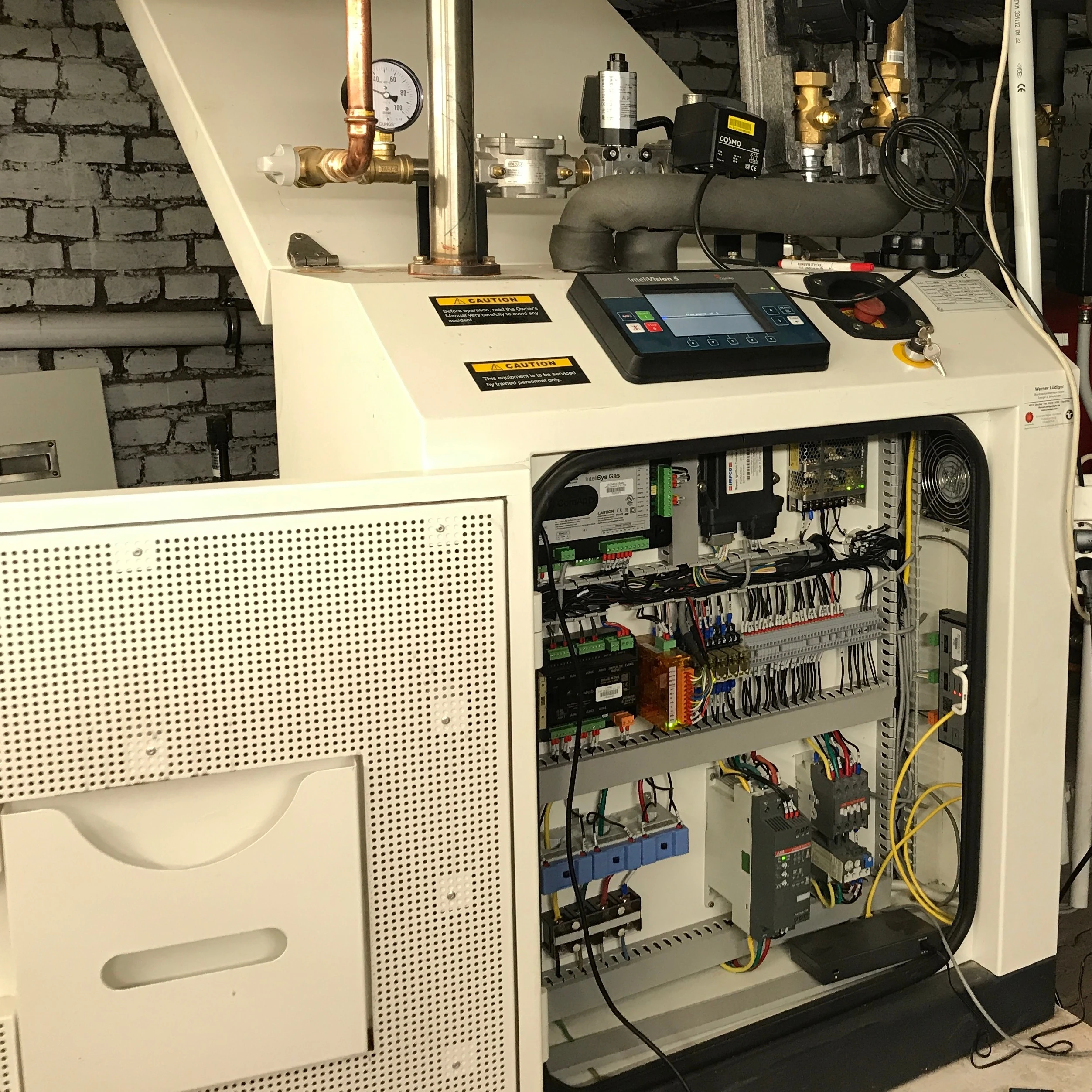 Low Noise Natural Gas Generation Equipment Synchro Chp Cogeneration ...