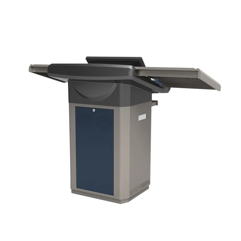 Multi-media Podium Voor Leraar Presentatie Staal En Hout Opslag ...