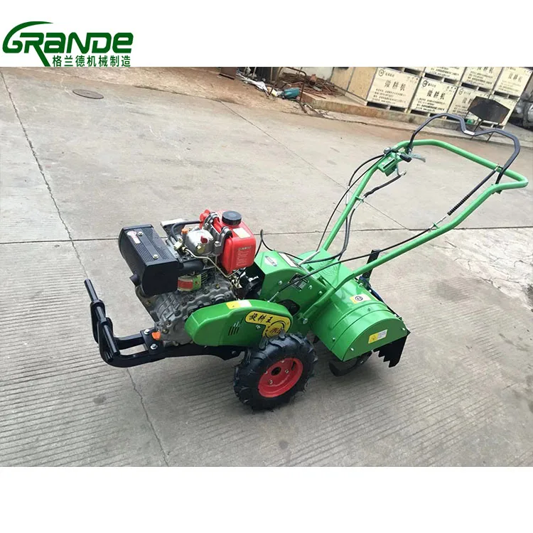 Micro Tiller Operate Easy Hand Mini Rotary Tiller For Dry Field - Buy ...