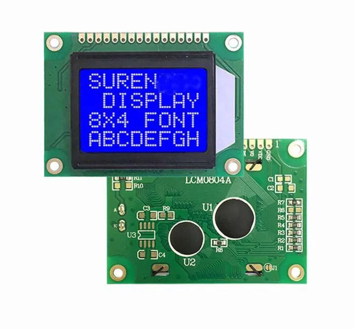 8x4 Line Character Lcd Display 0804 Lcd Screen With Ks0066 Splc780d ...