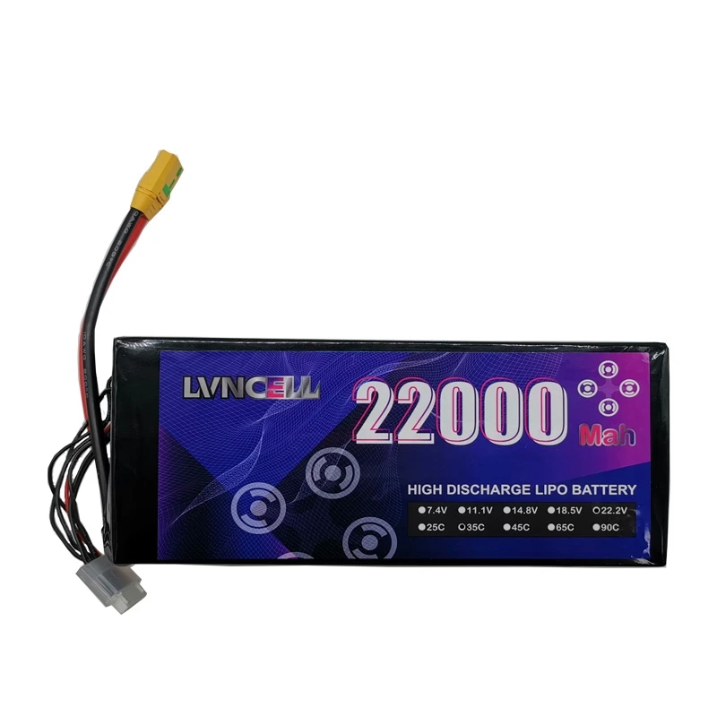 22000mah Lithium Ion Polymer Rechargeable Battery 7.4v 2s 22000mah Lipo ...