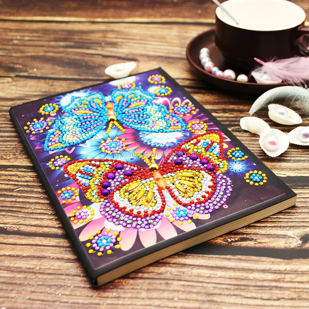 Diamond Painting Kits 5d Diy Diary Notebooks For Students And Children ...