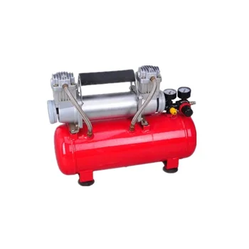 Portable New 12v Heavy Duty Air Compressor With Tank 8l For Car Tire ...