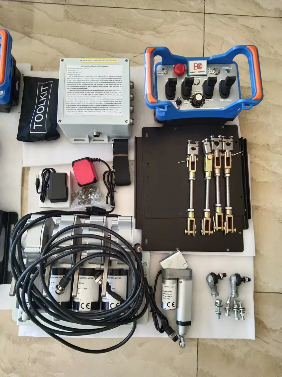 Joystick Wireless Remote Proportional Control Set for 7T Crane