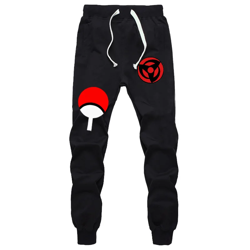 Men Naruto Akatsuki Trousers Boys Cosplay Uchiha Itachi Casual Pants ...