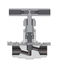 High Pressure Gas Needle Valve - Stainless Steel 6000 Psi