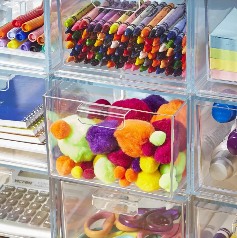 Transparent Acrylic Drawer Box,Plexiglass Push Pull Storage Box ...