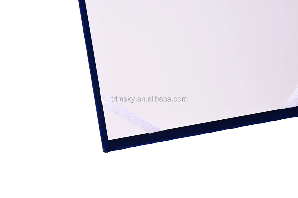 A5 Velvet Certificate Diploma Folder - Custom Logo & Waterproof