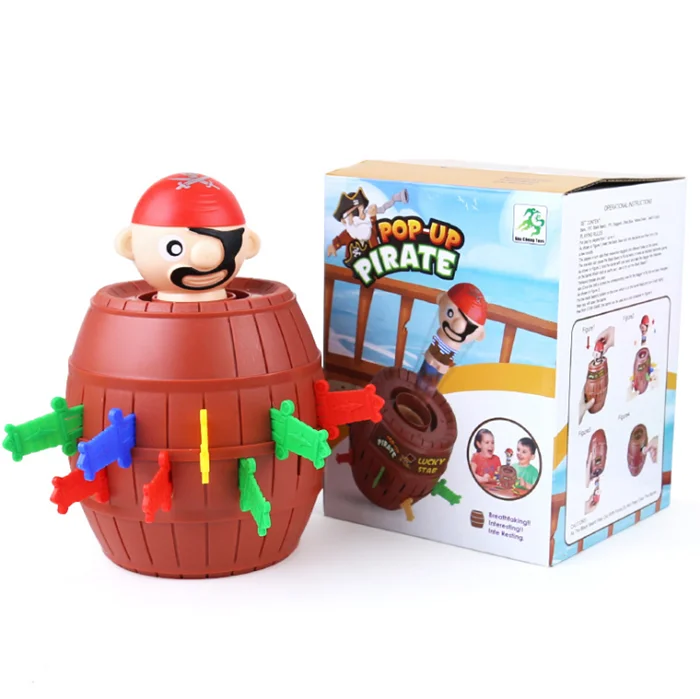 Pirate Barrel Game Pirate Funny Barrel Novelty Toy Bucket Lucky Stab ...
