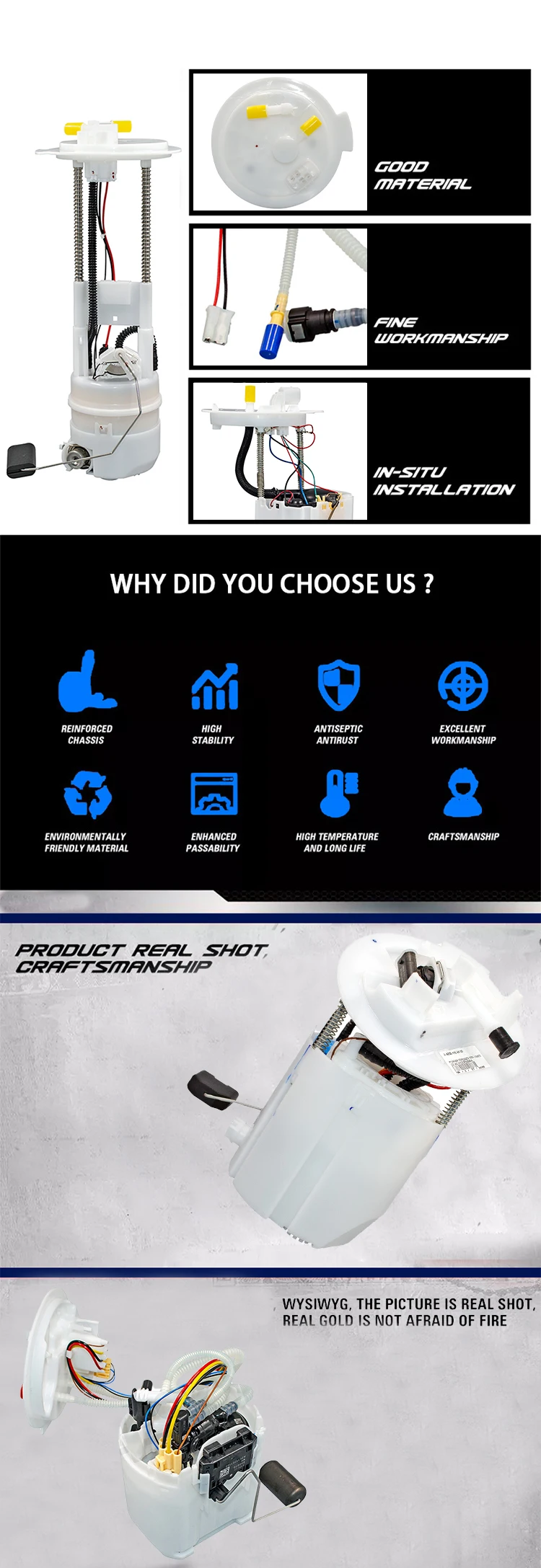 Hys Car Parts Complete Intank Electric Fuel Injection Pump Assembly Oem ...