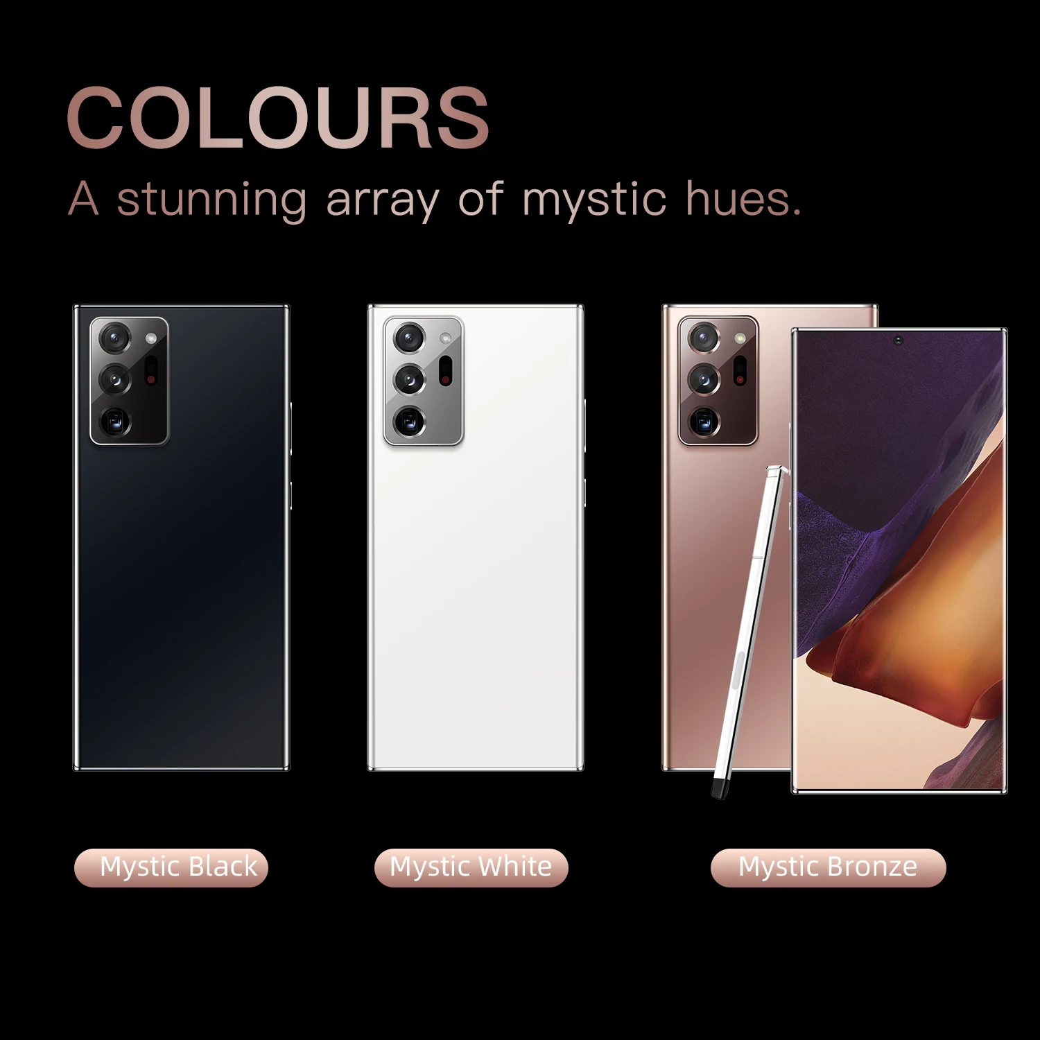 New Note20U+ 12GB+512GB Smartphone 6.9 inch Android 10.0 Telephone ...