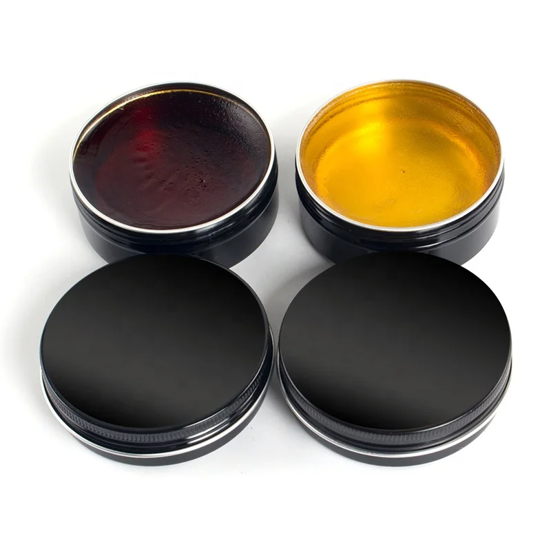 150 Gram Black Aluminum Tins Barber Star Pomade Make Your Brand Natural ...