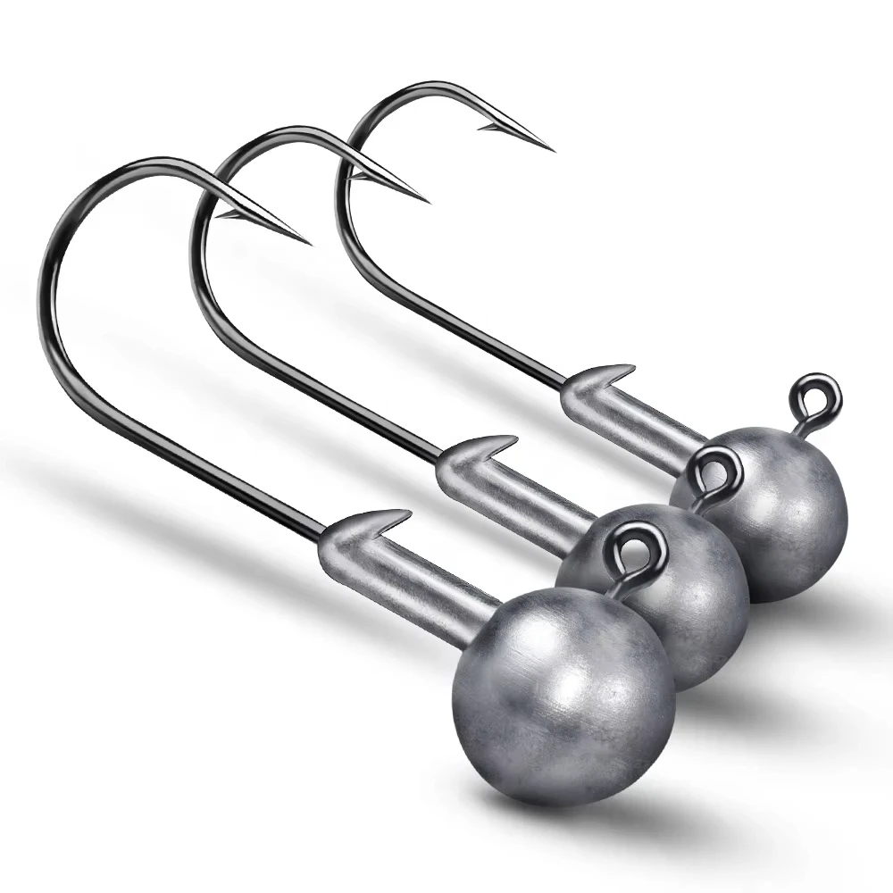 Wholesale High Carbon Steel Jig Heads for Carp Fishing 1g to 20g ...