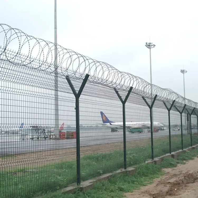 Hot Galvanized Steel Metal Garden Fence Pvc Coated Green 3d V Triangle Bending Curved Triangle ...