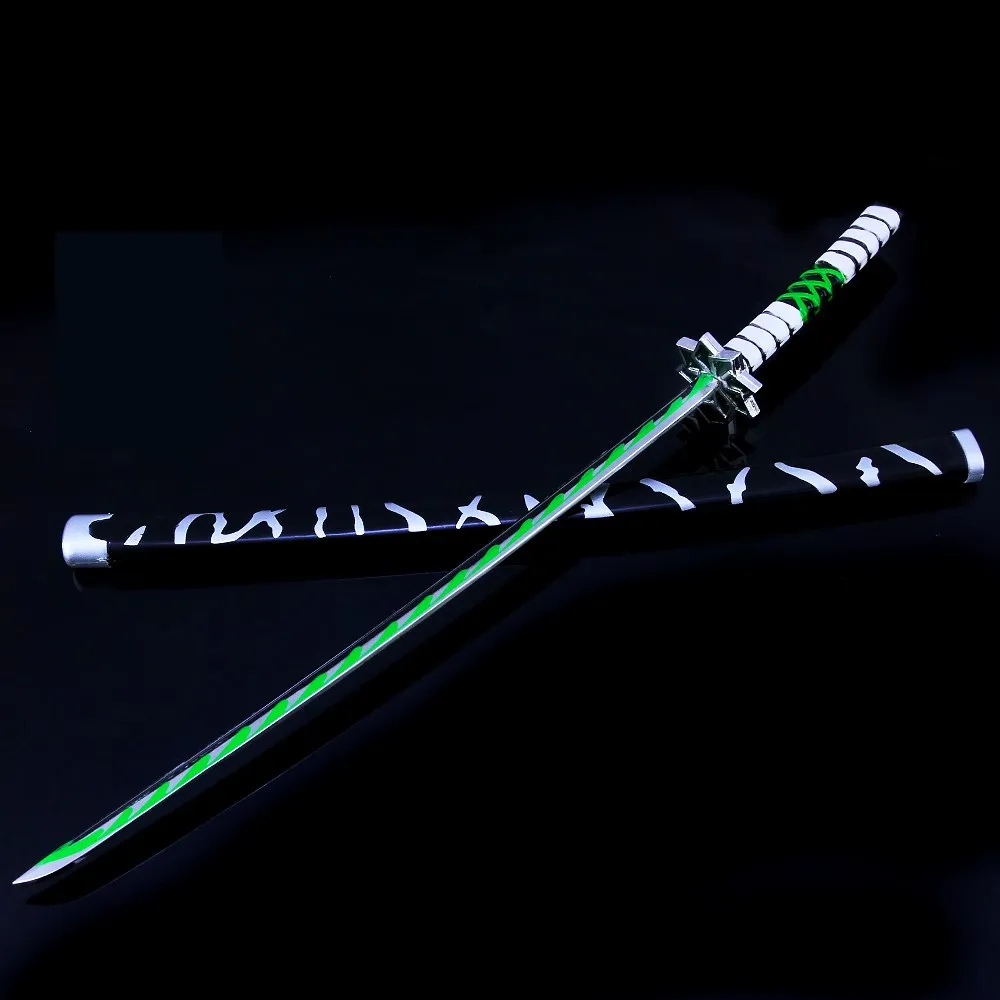 Custom Japanese Anime Demon Killer Katana Toy Sword Metal Crafting ...